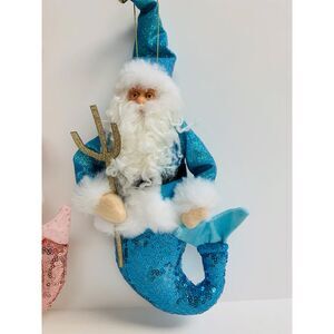 December Diamonds | Holiday | Santa Neptune Mermen Plush Blue Pink ...